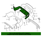 Lower Trim Panel - 2016-2019 Mercedes-Benz (253-885-09-25) | Get ...