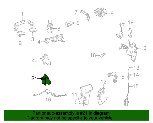 207-720-08-37 - Lower Hinge 2010-2017 Mercedes-Benz | Mercedes-Benz USA ...