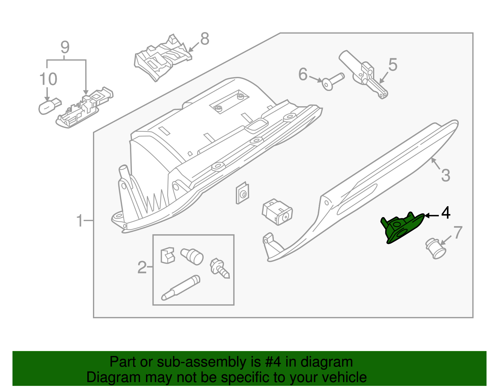 8U1-857-131-D-3Q7 - Latch 2015-2018 Audi | Audi OEM Parts