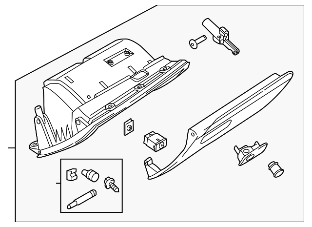 8U1-857-035-P-BA4 - Glove Box Assembly 2016-2018 Audi | Audi OEM Parts