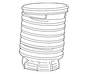 2020-2022 Toyota C-HR Cover Shock Absorber 48559-F4011 | Toyota Parts ...