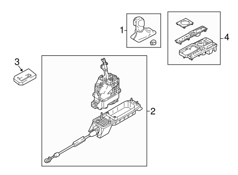 Gear Shift Control for 2020 Volkswagen Atlas | OEM Parts Online