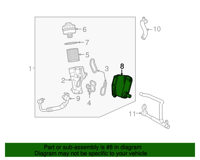 2010-2012 Land Rover LR2 Oil Cooler LR041422 | JaguarParts.com