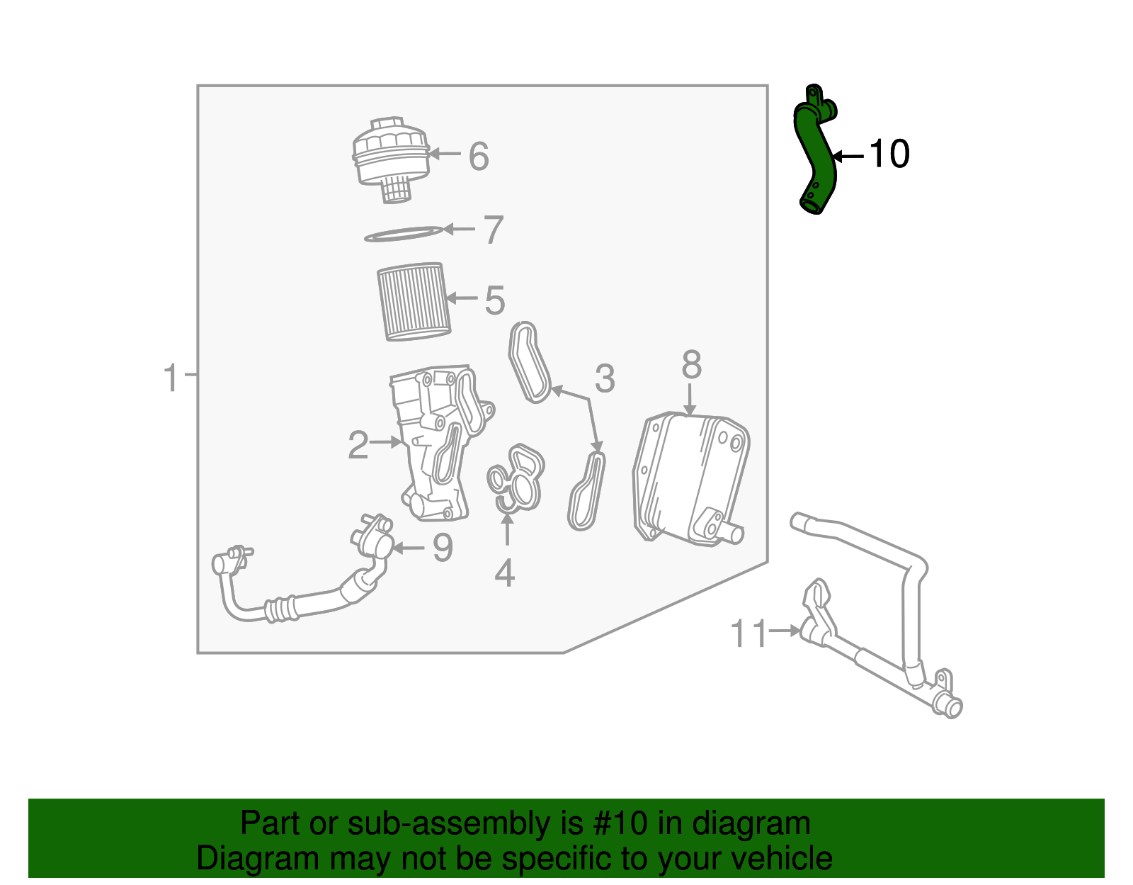2008-2012 Land Rover LR2 Oil Tube LR001442 | OEM Parts Online