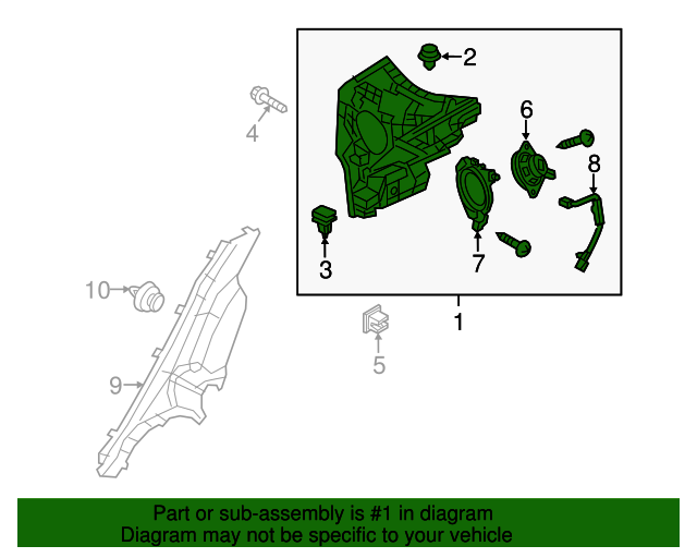 2014-2018 Mazda 3 Upper Quarter Trim BHN9-68-250G-75 | RealMazdaParts.com
