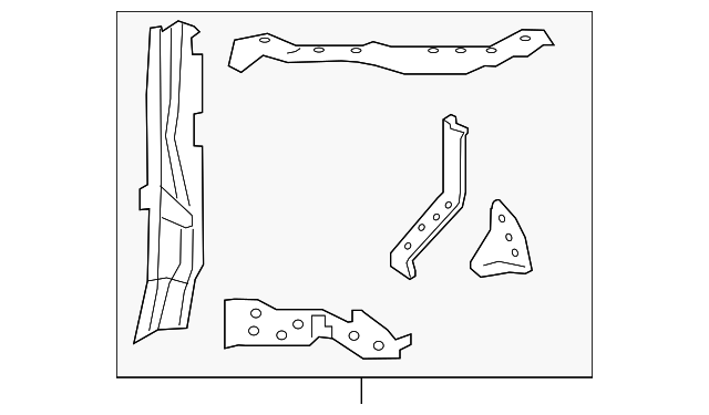 2016-2022 Lexus Side Support 53203-0E110 | OEM Parts Online