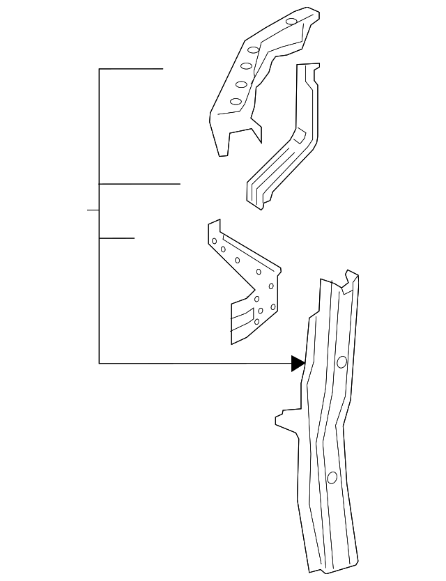 2016-2022 Lexus Side Support 53202-0E090 | OEM Parts Online