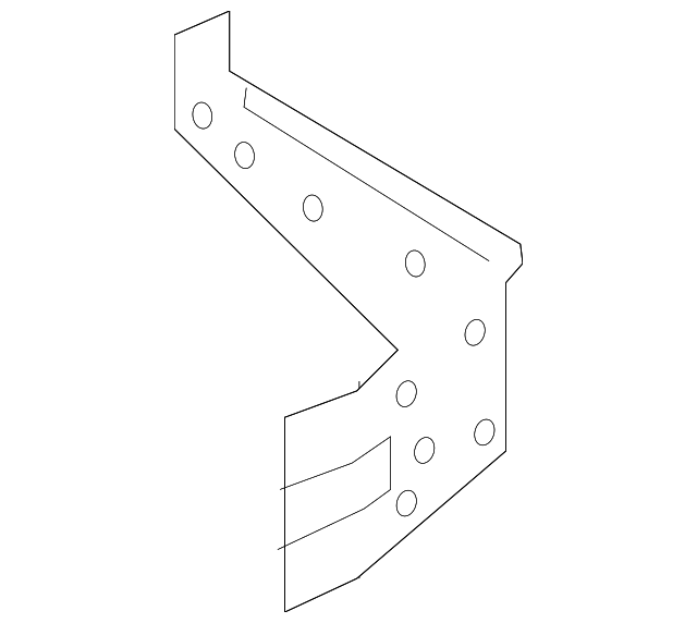 53211-48030 - Side Bracket 2016-2022 Lexus | Lexus Parts Outlet