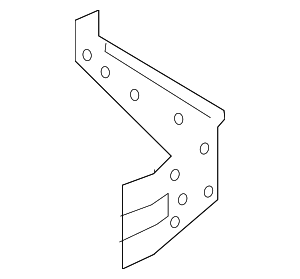53211-48030 - Side Bracket 2016-2022 Lexus | Lexus Parts Outlet
