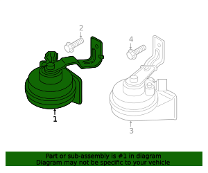 96621-S9000 - High Note Horn 2020-2022 Kia Telluride | Kia.Parts Store