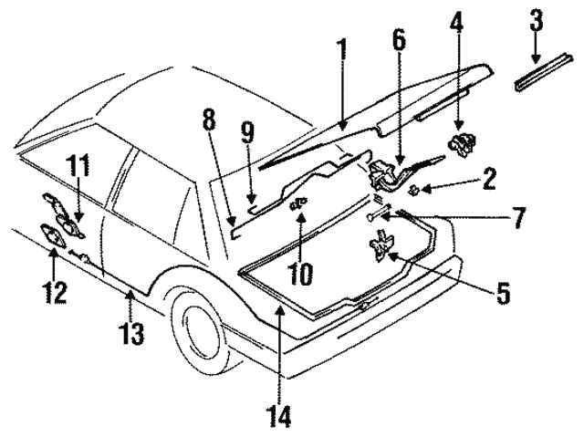 1987-1994 Nissan Bumper 01658-01351 | Nissan NISMO Parts & Merchandise