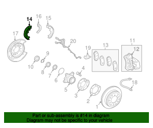 46550-60070 - Park Brake Shoes 2003-2023 Lexus | Lexus of Stevens Creek ...