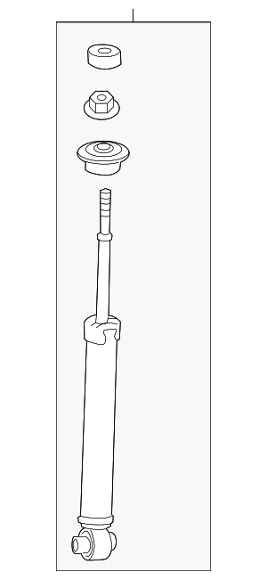 2015-2018 Lexus Shock Absorber 48530-80829 | OEM Parts Online