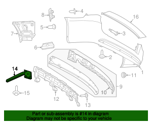 2006-2020 Mopar Rail Extension 05113323AA | Mopar Parts Canada