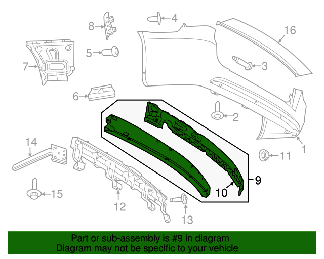 2008-2020 Mopar Impact Bar 5113097AB | TascaParts.com