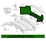 2011-2020 Mopar Fascia 68125725AC | TascaParts.com