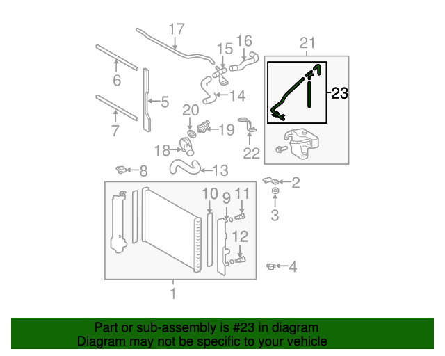 2009-2013 Toyota Reservoir Cap 16405-0T020 | OEM Parts Online