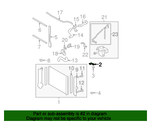16533-0T020 - Radiator Assembly Upper Bracket 2009-2013 Toyota | Group ...