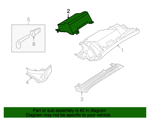 Genuine BMW 51-45-9-151-356 | Glove Box Assembly Pocket | FREE Shipping ...