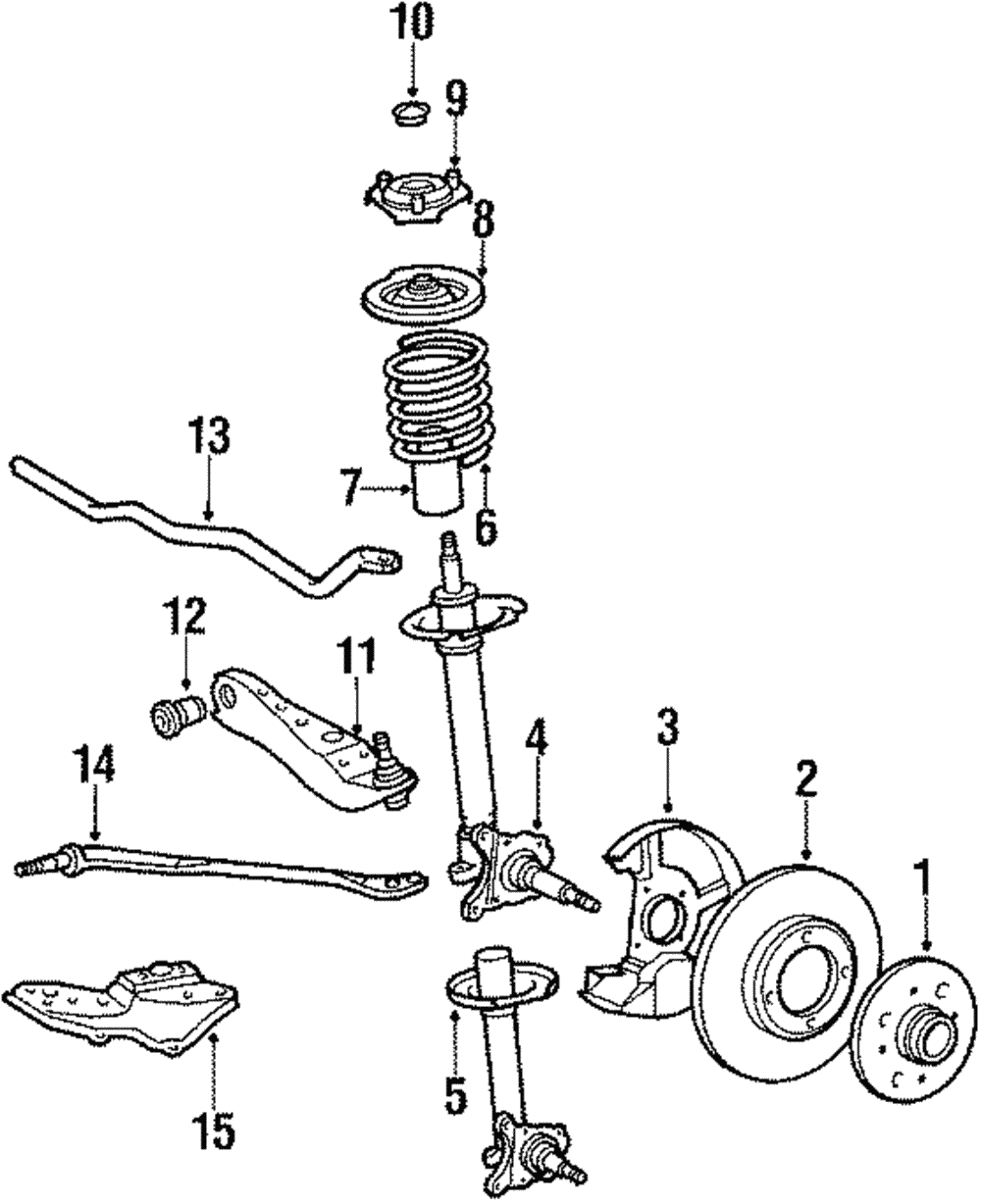 1985-1988 Toyota Cressida 1985-1988 Toyota Cressida - Control Arm 48068 ...