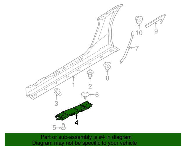 2013-2016 Porsche Lower Retainer 981-504-764-00 | Porsche Marin