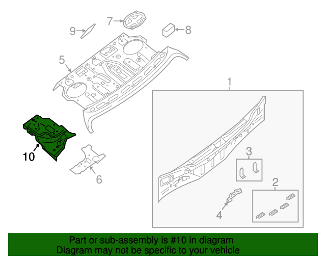 G9432-3TAMA - Side Panel 2013-2018 Nissan Altima | Nissan Parts ...