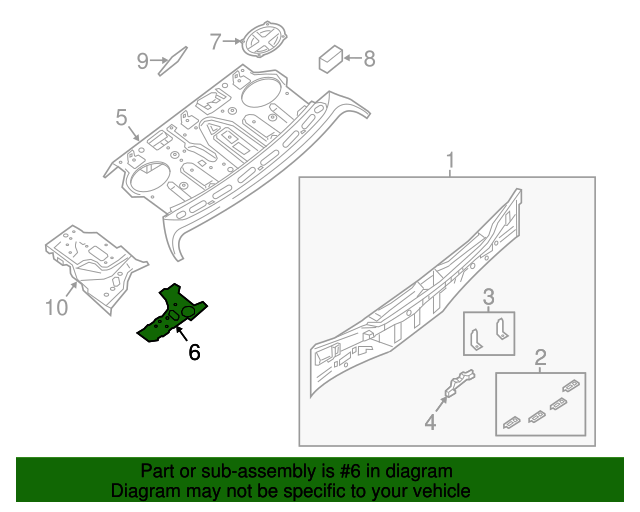 G9428-3TAMA - Stiffener 2013-2018 Nissan Altima | Nissan Parts ...