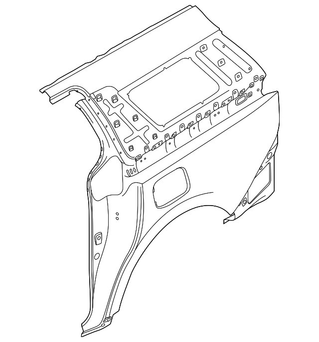 71503-R0C00 - Quarter Panel 2022-2025 Kia Carnival | Kia.Parts Store