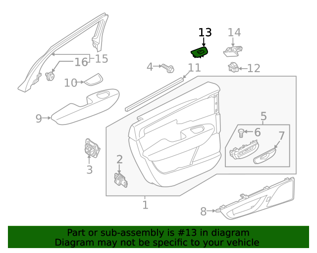2018-2021 Volvo Switch Bezel 32262230 | TascaParts.com