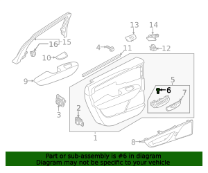 2017-2022 Volvo Handle, Inside Pin 32328901 | TascaParts.com