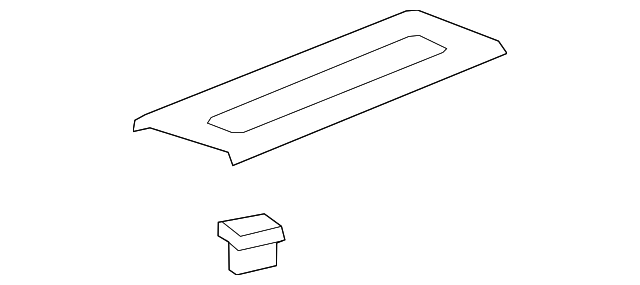 2019-2025 GM Rear Sill Plate 84504227 GM | GMPartsDirect.com