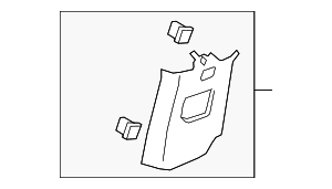 2019-2025 GM Upper Pillar Trim 84891470 GM | GMPartsDirect.com