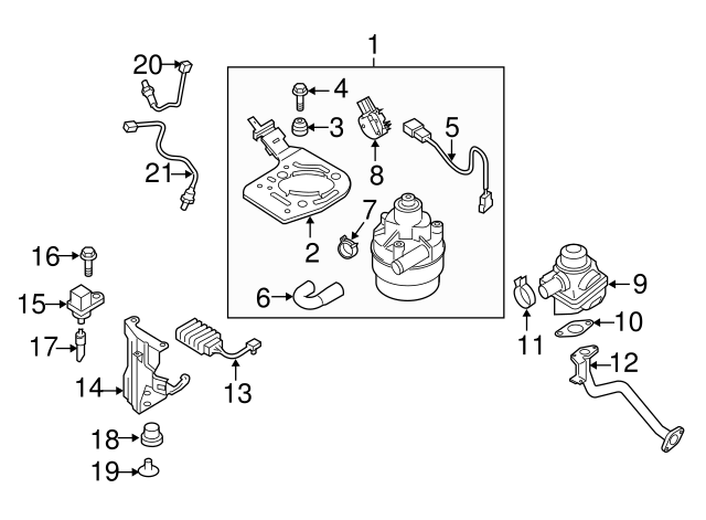 2004-2008 Mazda RX-8 Oxygen Sensor N3H2-18-8G1B | OEM Parts Online