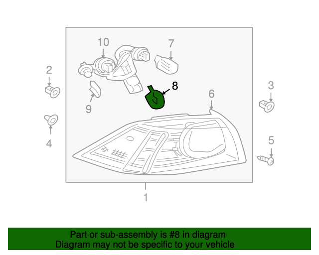Genuine OEM Bulb Part# MS820026 Fits 2001-2023 Mitsubishi: Up To 35% ...