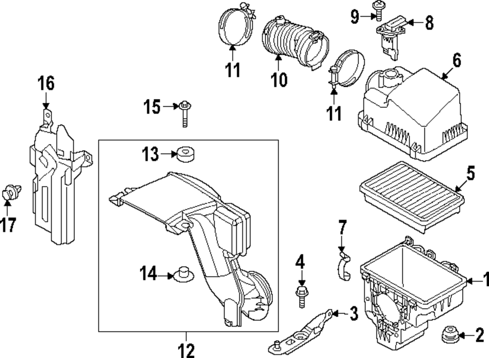 PX9X-13-363 - 2023-2024 Mazda CX-50 - Lower Housing Insulator | Mazda ...