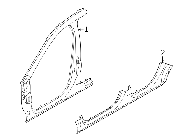 2020-2021 Ford Escape Aperture Panel LJ6Z-78211A11-A | TascaParts.com
