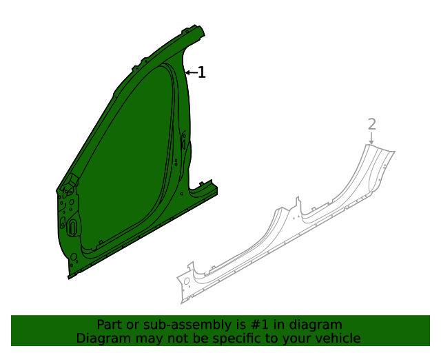 2020-2021 Ford Escape Aperture Panel LJ6Z-78211A11-A | TascaParts.com