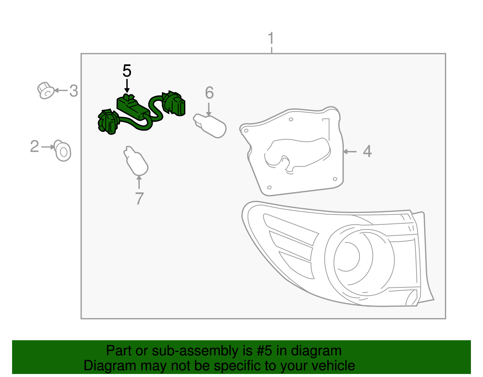 2011-2013 Toyota Corolla Socket & Wire 81555-02580 | Retail Performance ...