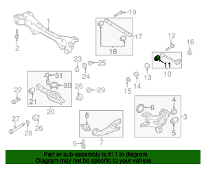 55253-2S000 - Lateral Arm Bushing 2011-2016 Kia | Kia.Parts Store