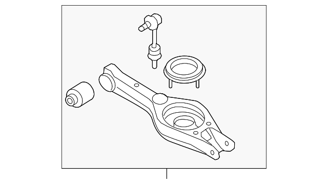 2011-2016 Kia Sportage Lower Control Arm - Driver's Side (LH) 55210 ...