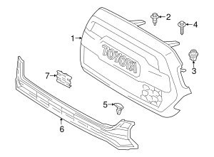 Toyota Upper Grille Part# 5310104050a0 | Toyota of Colorado Springs