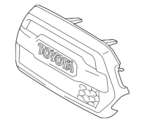 2018-2023 Toyota Tacoma Upper Grille 53101-04050-A0 | Conicelli Toyota