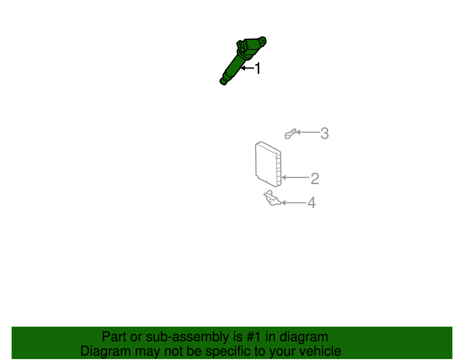2004-2006 Lexus RX330 Ignition Coil 90080-19025 | OEM Parts Online