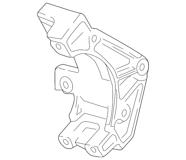 2016-2019 Cadillac CT6 Alternator and Drive Belt Tensioner Bracket ...