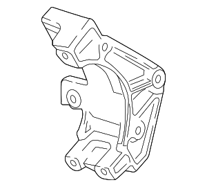 2016-2019 Cadillac CT6 Alternator and Drive Belt Tensioner Bracket ...