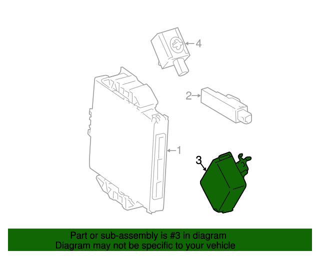 897B0-53190 - Receiver 2021-2022 Lexus | AutoNationParts.com