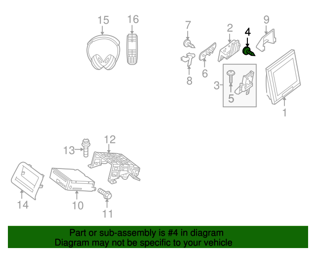 000000-001478 - Lower Bracket Bolt 2010-2023 Mercedes-Benz | Mercedes ...