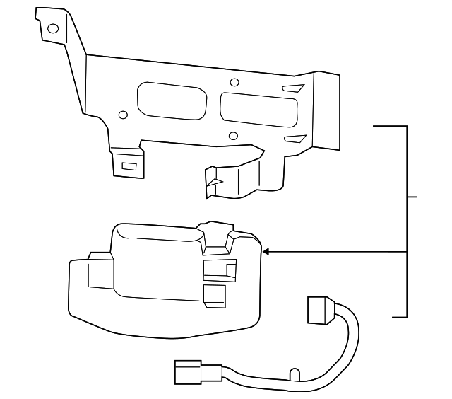 2020 Kia K900 Blind Spot Radar - Driver's Side (LH) 99140-J6010 ...