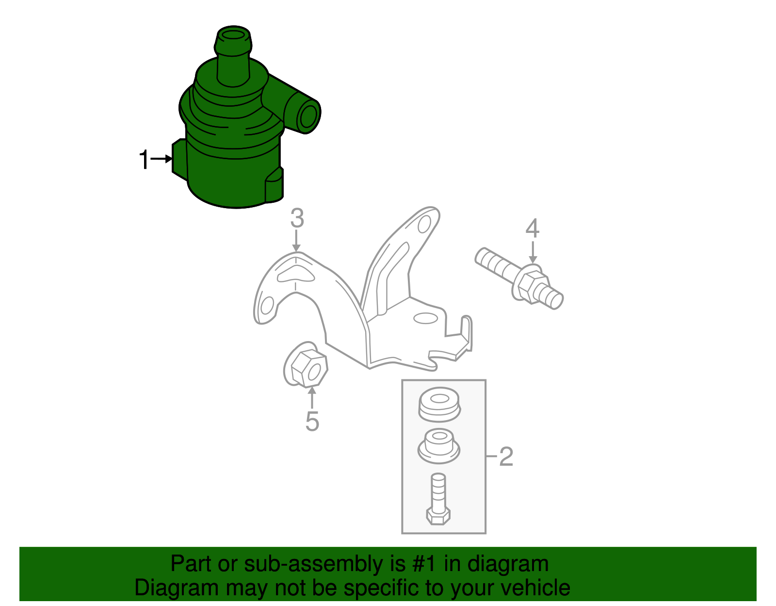 2013-2016 Audi Q5 Engine Auxiliary Water Pump 06H-121-601-A | Audi USA ...