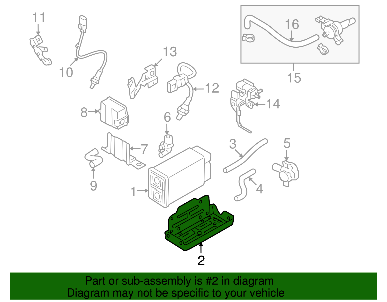 31425-2J000 - Protect Shield 2009 Kia Borrego | Kia.Parts Store